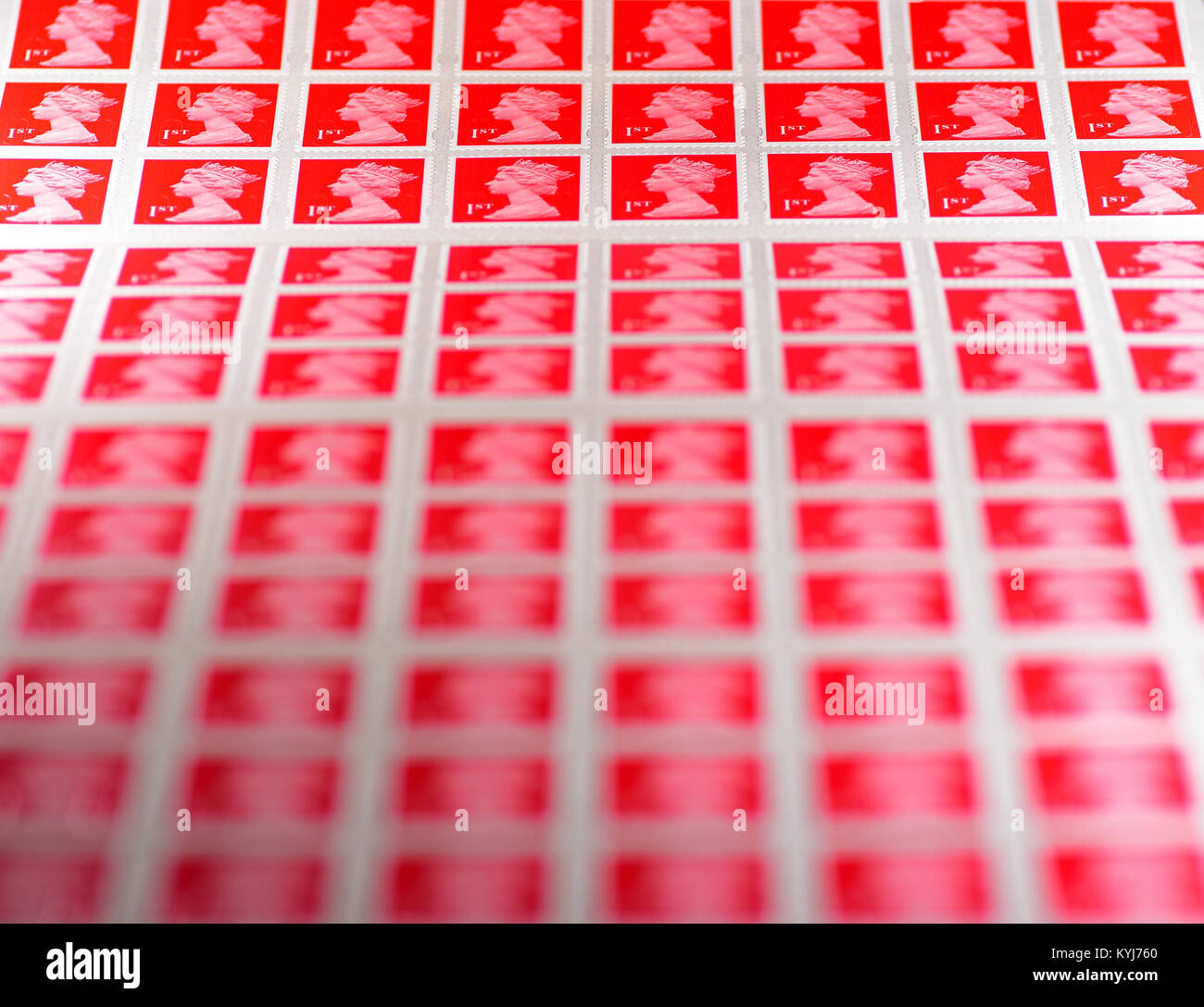 British 1st Class Stamps Sheet Stock Photo Alamy British 1st Class Stamps Sheet Stock Photo Alamy