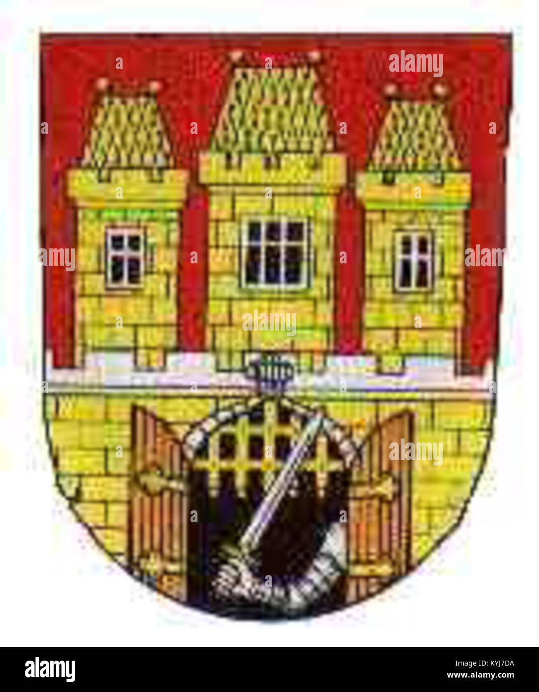 The coat of arms of Prague's Old Town (Staré Město) is a historic ...