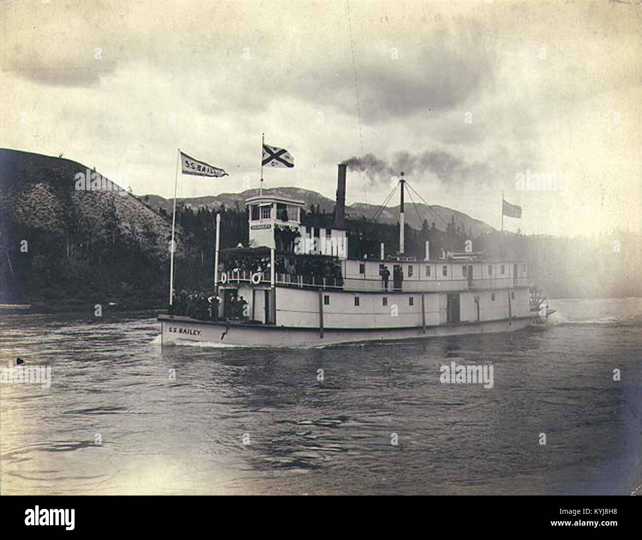 Steamboat BAILEY, probably Yukon River, Yukon Territory, ca 1901 ...