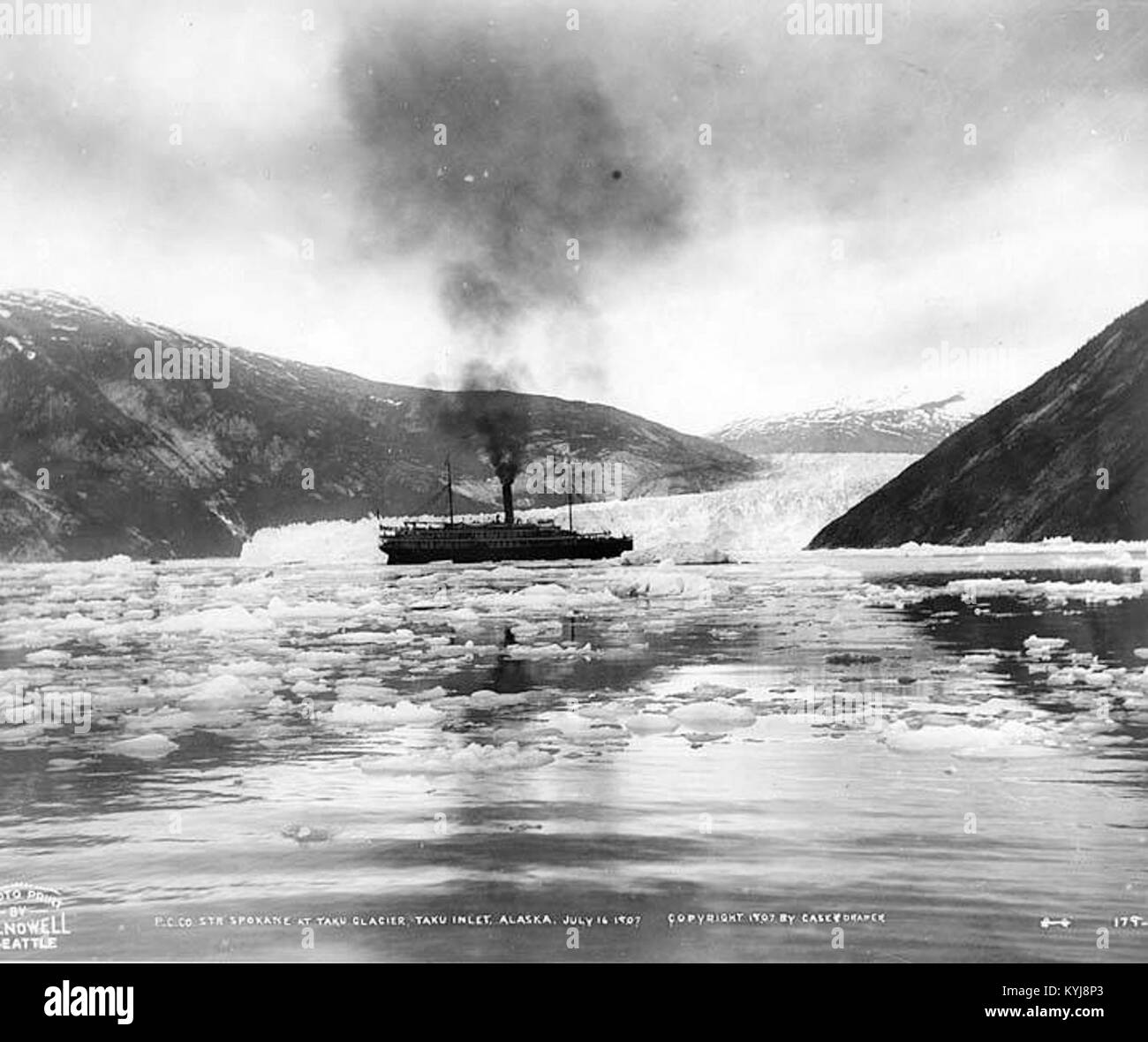 Alaska steamship Black and White Stock Photos & Images - Alamy