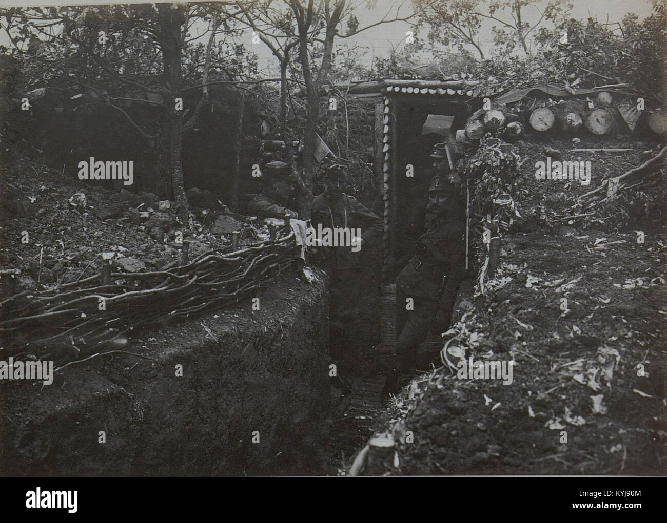 This image shows the position of the 9th Field Hunter Battalion, stationed north of Sinkow ...