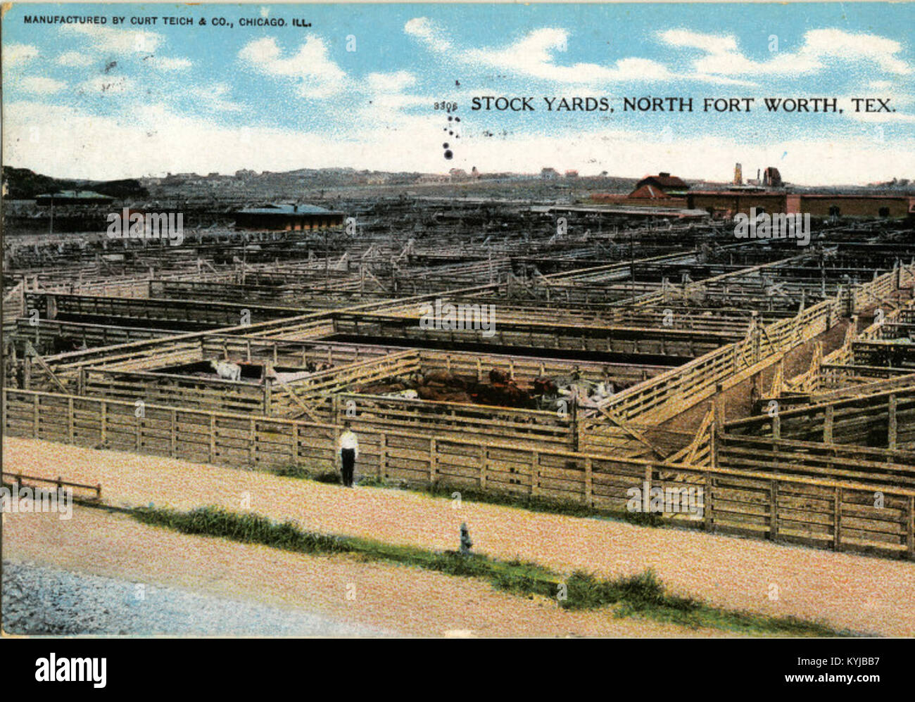 The stockyards of North Fort Worth, Texas, historically served as a ...