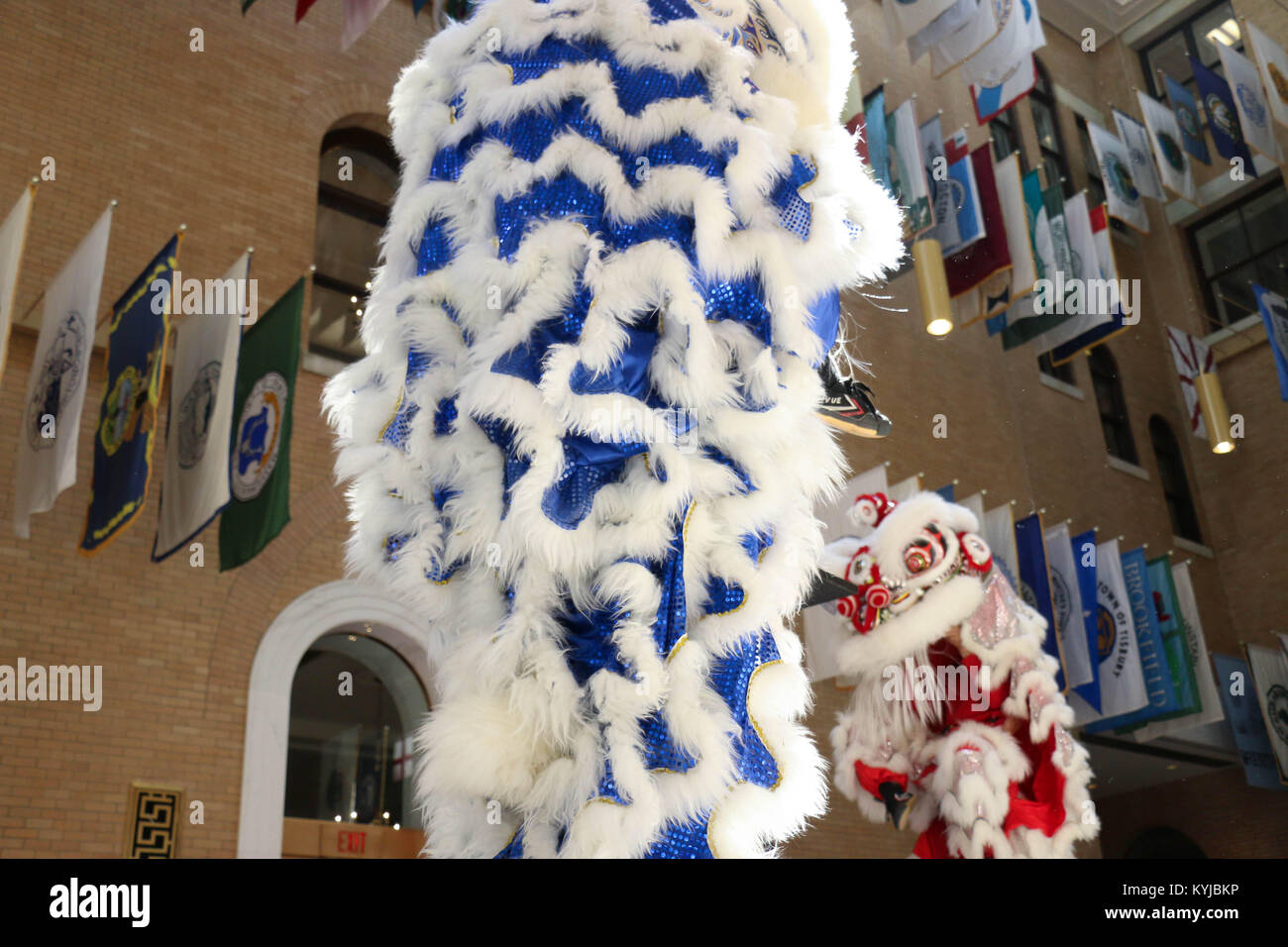 Lion dance team hi-res stock photography and images - Alamy