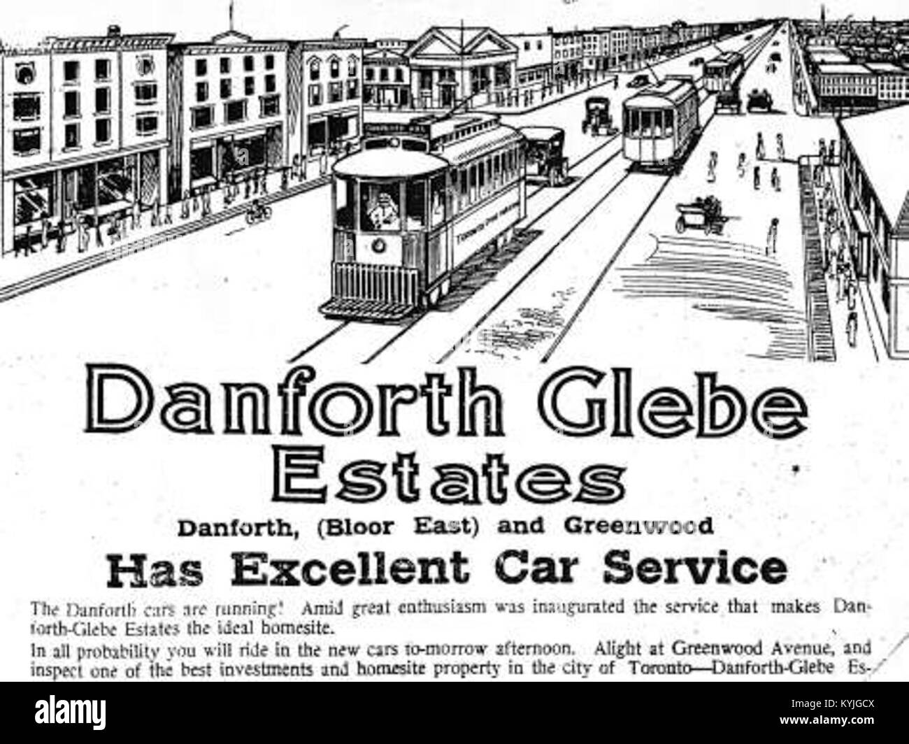 Early 1900s streetcar Black and White Stock Photos & Images - Alamy