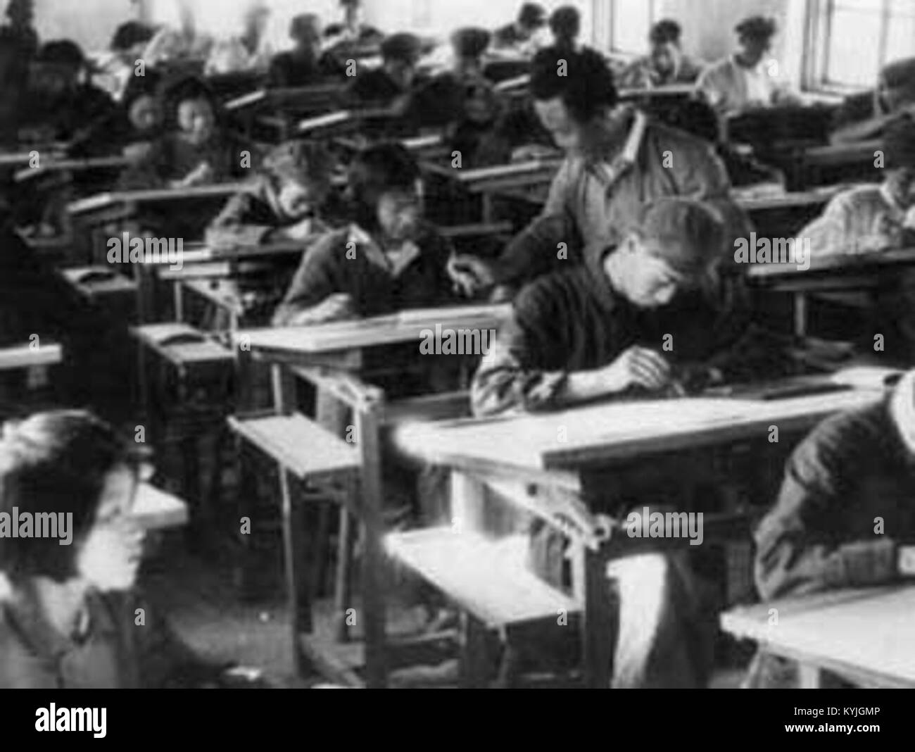 Class photo old university Black and White Stock Photos & Images - Alamy