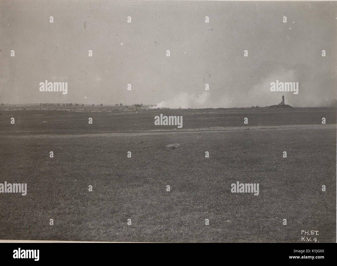 A World War I photograph depicting storm troop training exercises near ...
