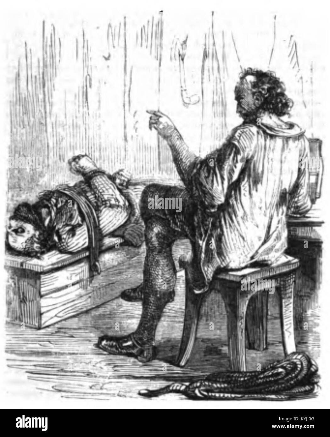 A page from *Sue - Atar-Gull et autres récits*, a 1850 literary work by ...