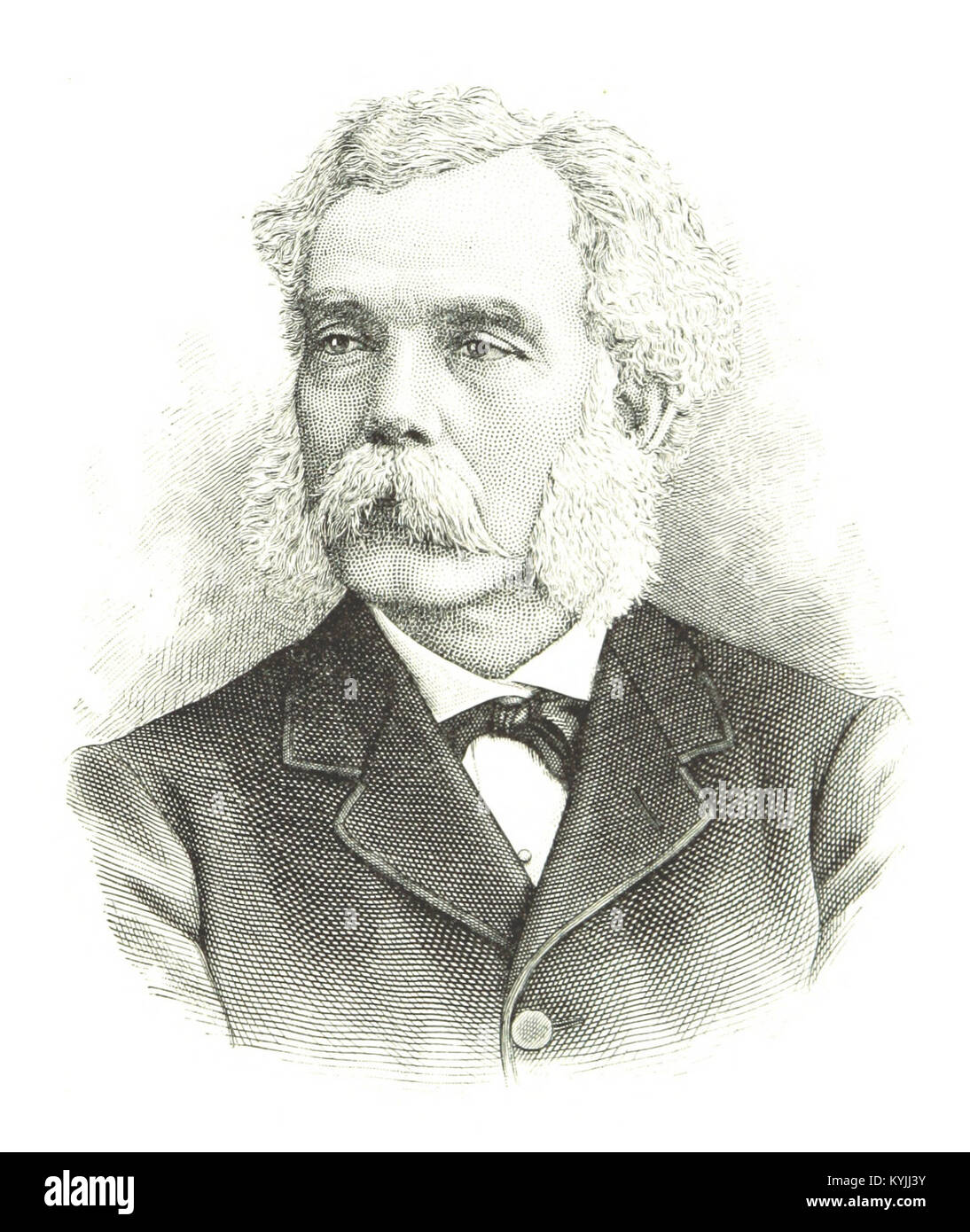 Portrait of H.G. Joly, former Premier of Quebec, Canada, documented in ...