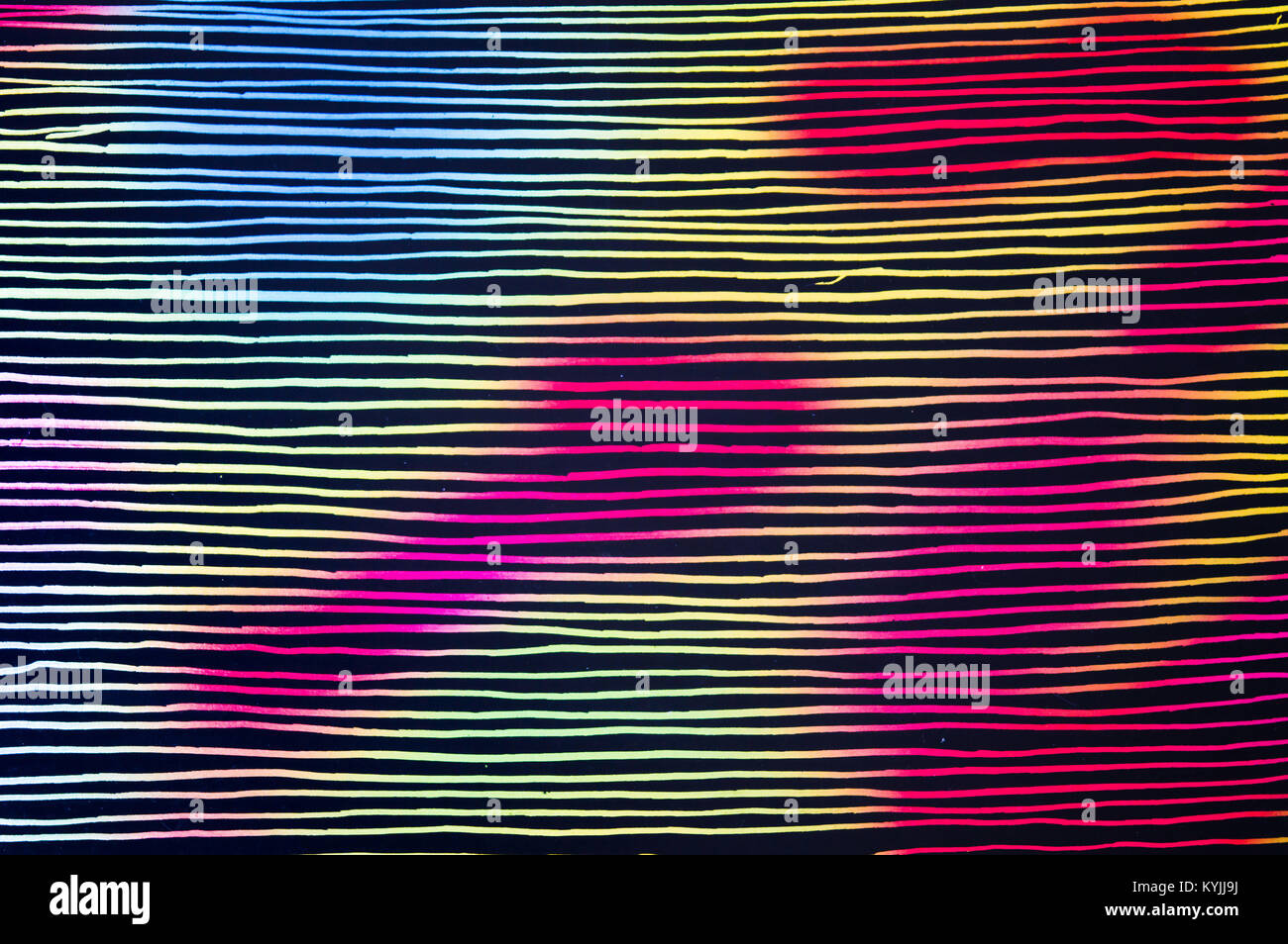 Colorful hand painted background mixed color lines Stock Photo - Alamy