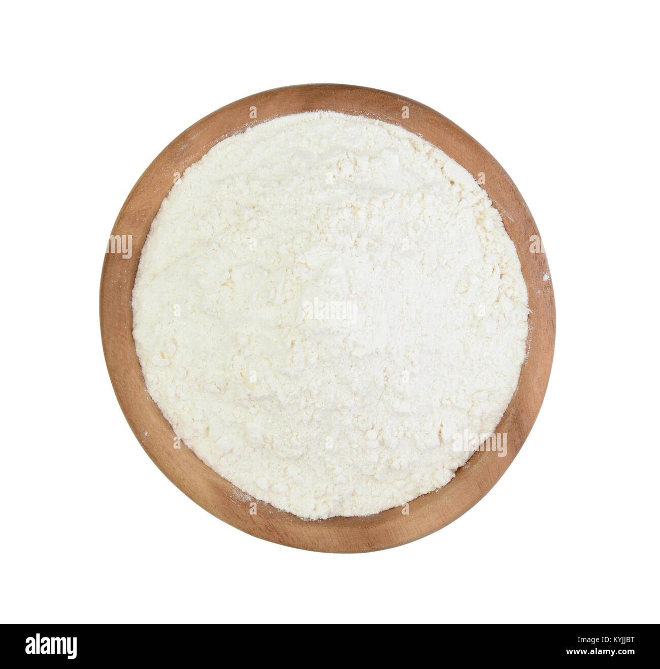Whole wheat flour in wooden bowl hi-res stock photography and images ...