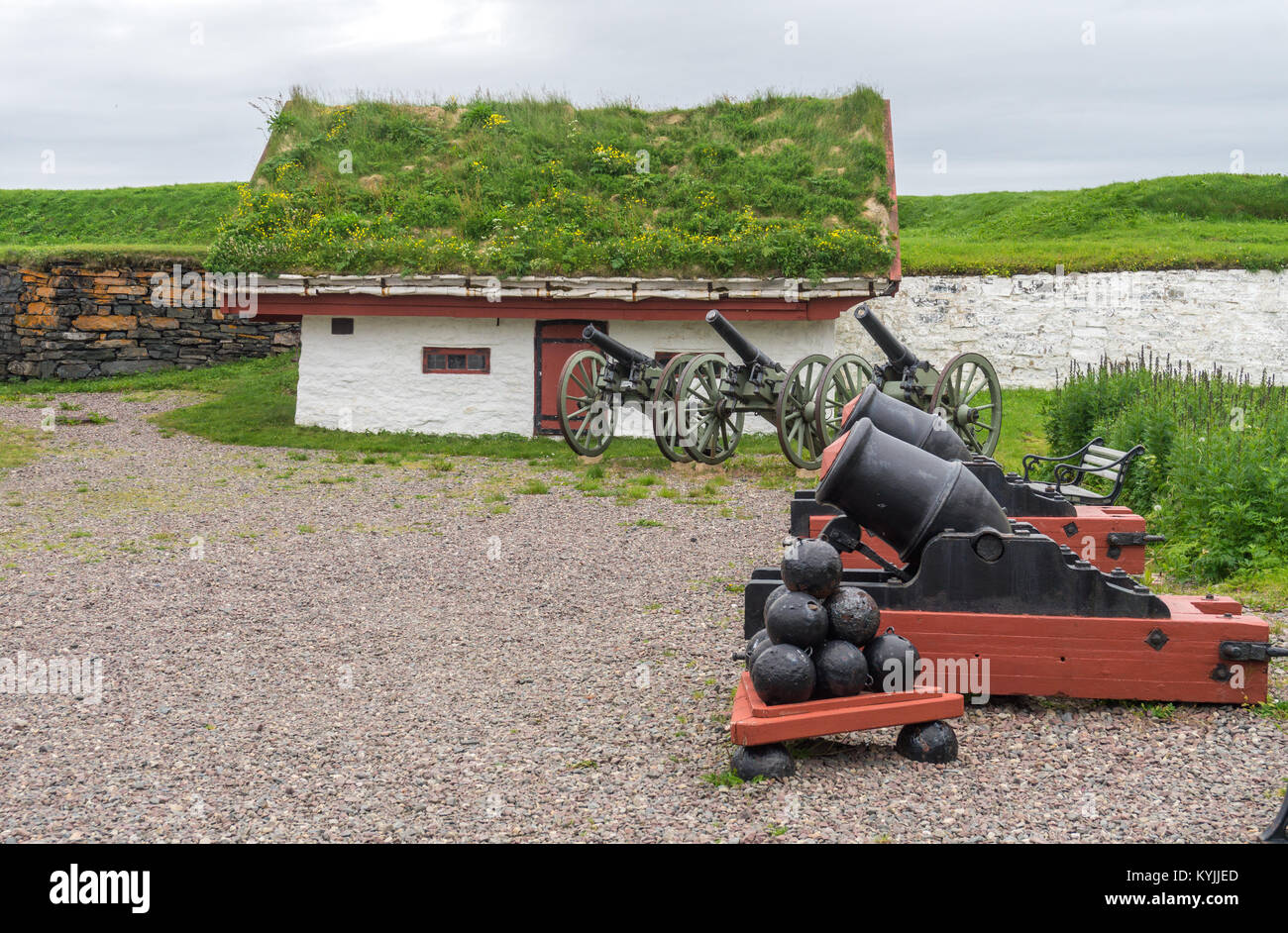 Vardohus Fortress in the town of Vardo, Finnmark, Norway. It was ...