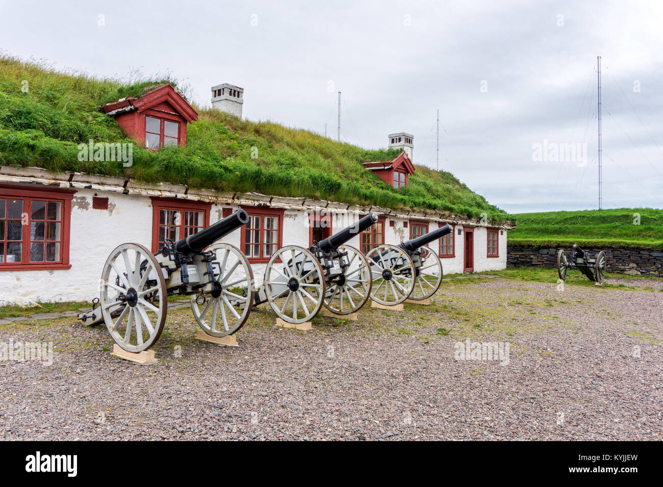Vardohus Fortress in the town of Vardo, Finnmark, Norway. It was ...