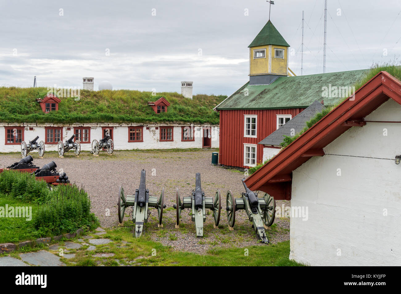 Vardohus Fortress in the town of Vardo, Finnmark, Norway. It was ...