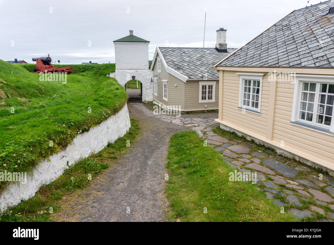 Vardohus Fortress in the town of Vardo, Finnmark, Norway. It was ...