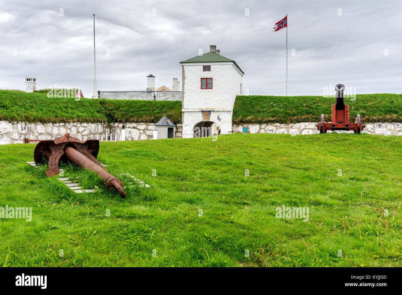 Vardohus Fortress in the town of Vardo, Finnmark, Norway. It was ...