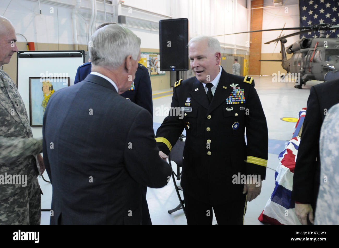 Friends, family members, Soldiers and Airmen lined up to greet Brig ...