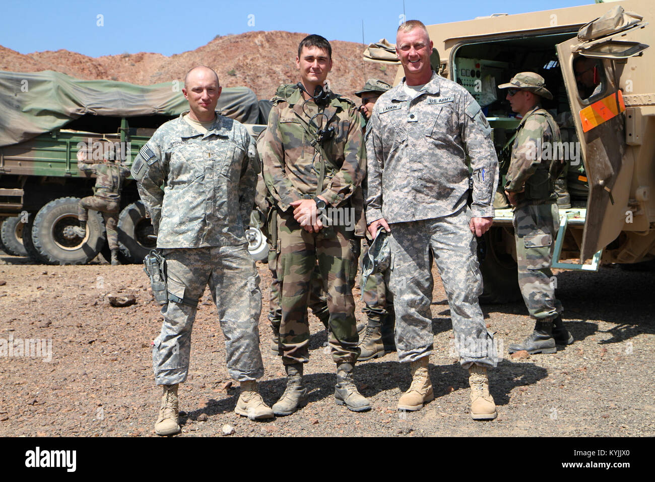 US military army National Guard training and assisting Stock Photo - Alamy
