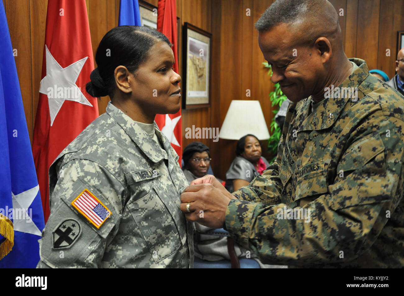 Master Sgt. Janet Timberlake was promoted to sergeant major at a ...