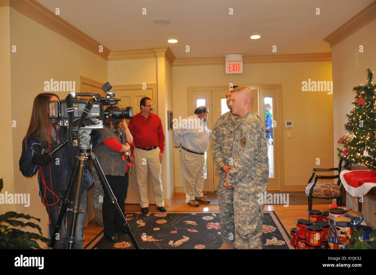 US military Christmas Stock Photo - Alamy