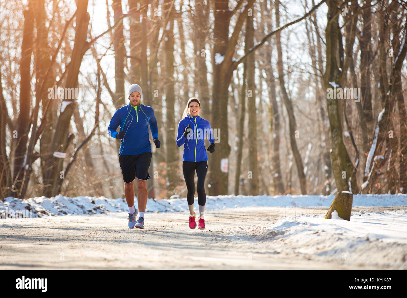 Young athlete running exercising hi-res stock photography and images ...