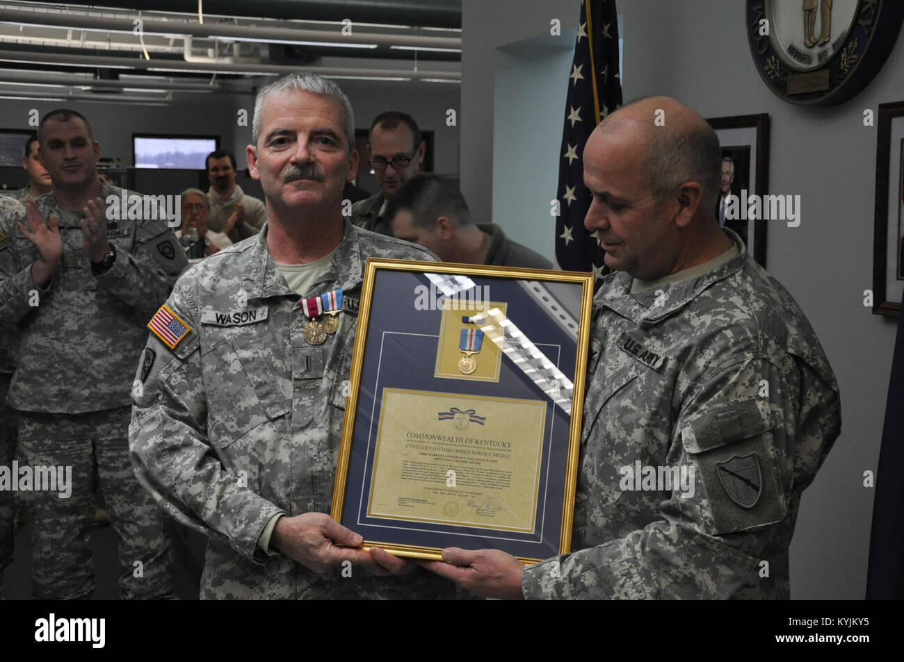 US military awards ceremony Stock Photo - Alamy