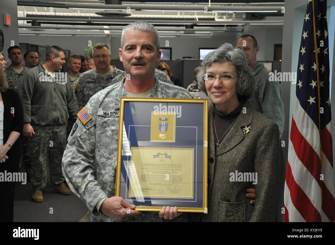US military awards ceremony Stock Photo - Alamy