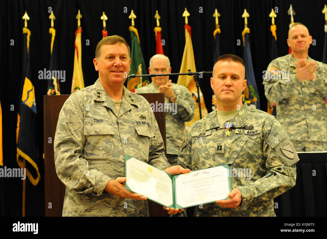Capt. Shannon Ison received the Silver Star for his actions in ...