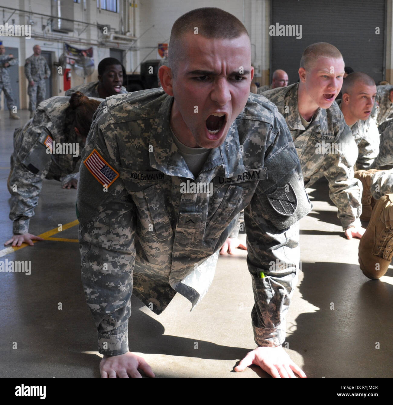 Pvt. Erick Kolehmainen, Kentucky National Guard Recruit Sustainment ...