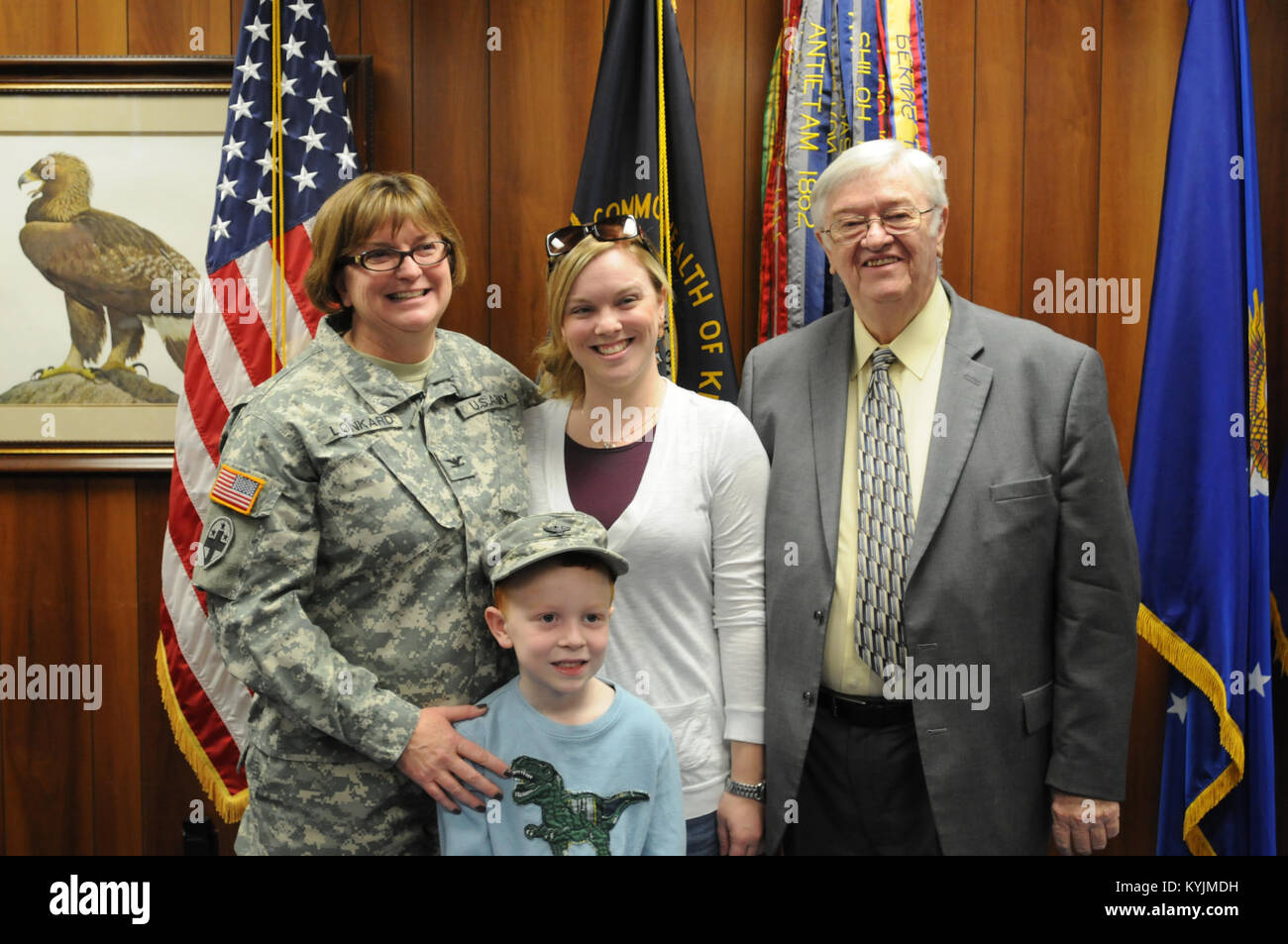 Natalie Lonkard was promoted to the rank of colonel during a ceremony ...