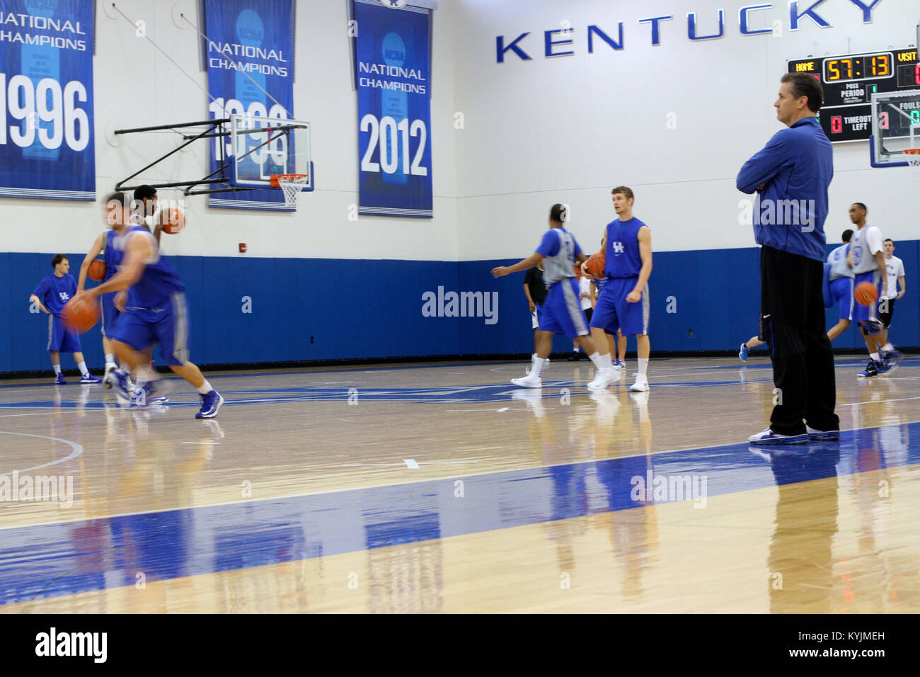 Kentucky Wildcats basketball game Stock Photo - Alamy