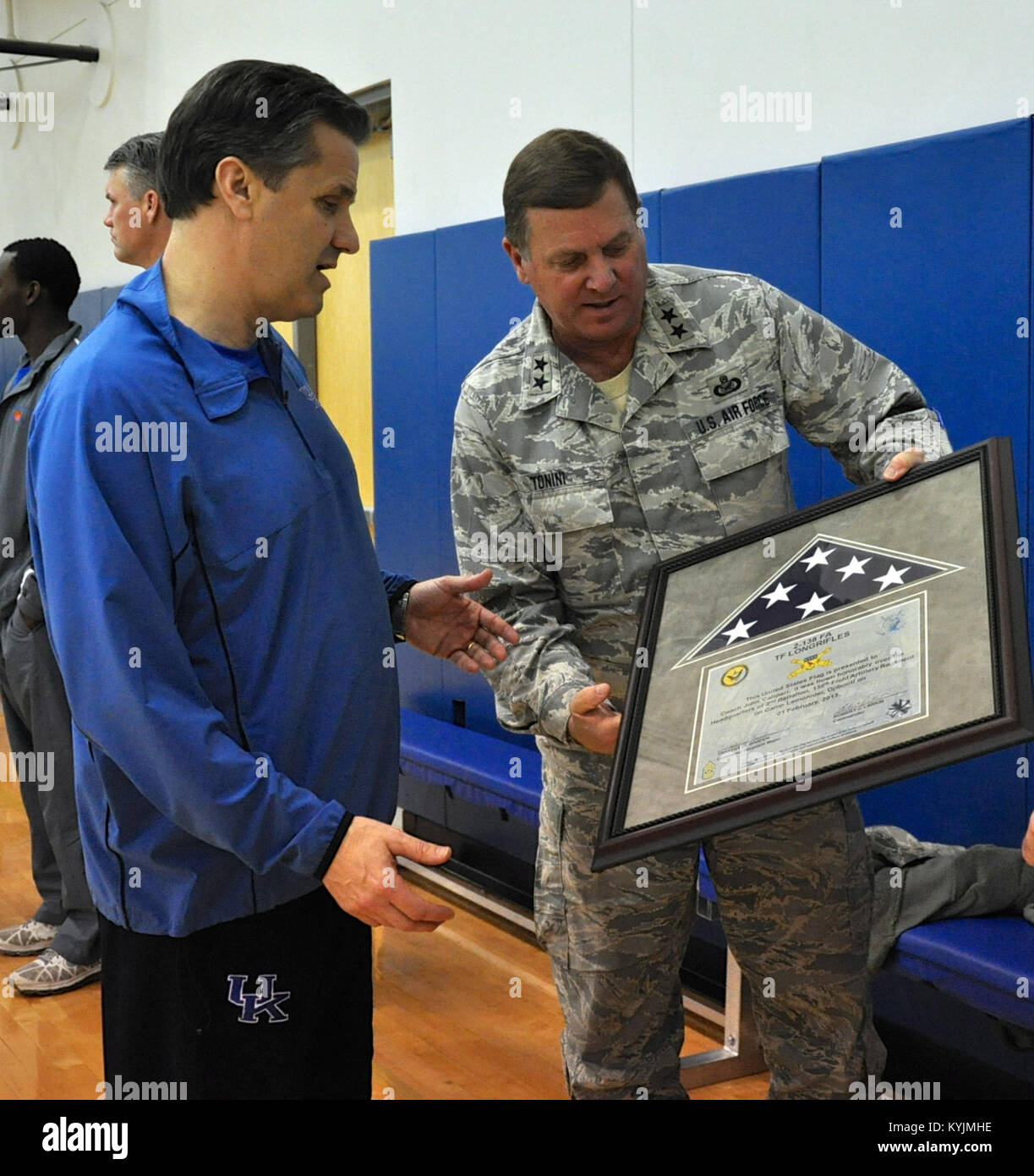 US military awards ceremony Stock Photo - Alamy