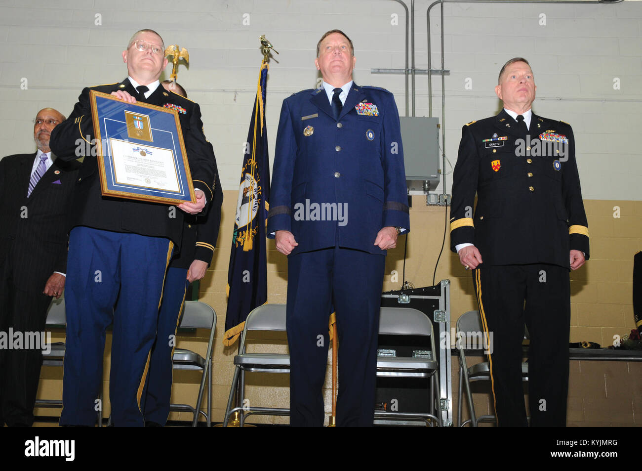 US military awards ceremony Stock Photo - Alamy
