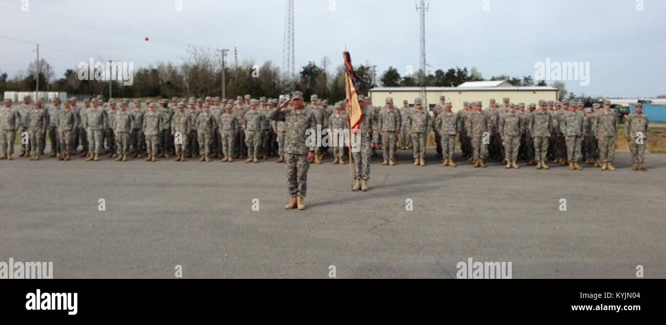 With the 149th Brigade Support Battalion in formation behind him ...