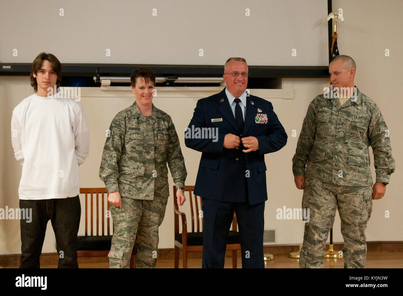 Senior Master Sgt. Wade Zinsmeister is promoted to the rank of chief ...