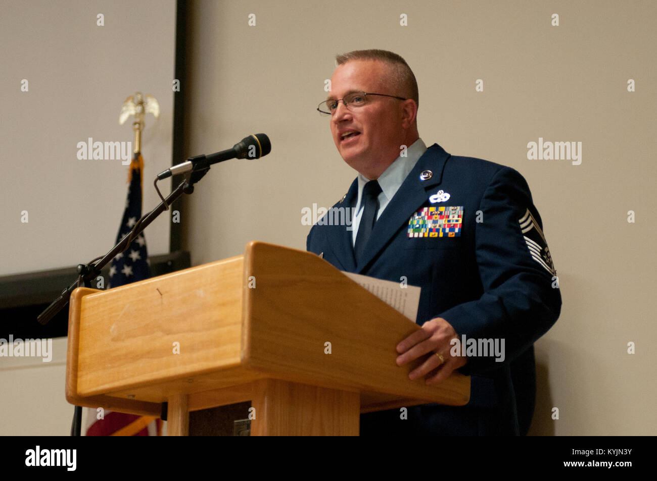Senior Master Sgt. Wade Zinsmeister is promoted to the rank of chief ...