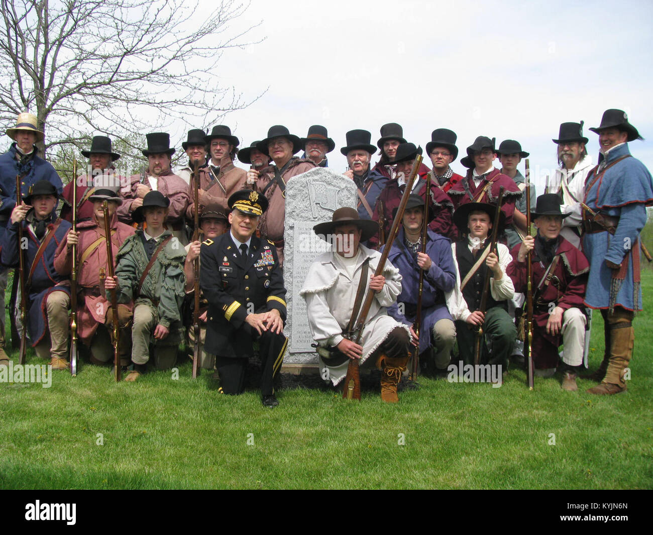 Kentucky pioneers remembrance and reenactment Stock Photo - Alamy