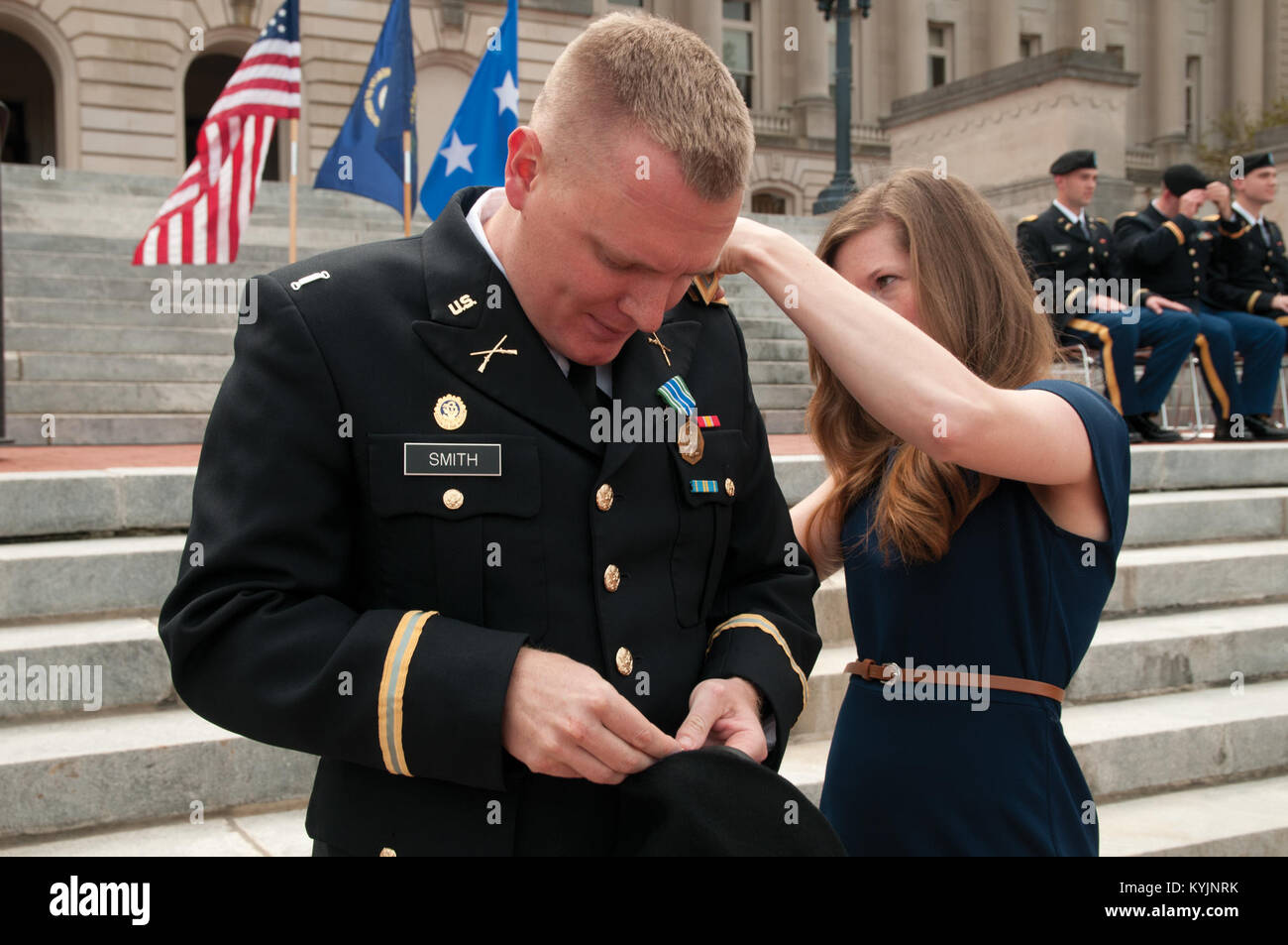 US military awards ceremony Stock Photo - Alamy