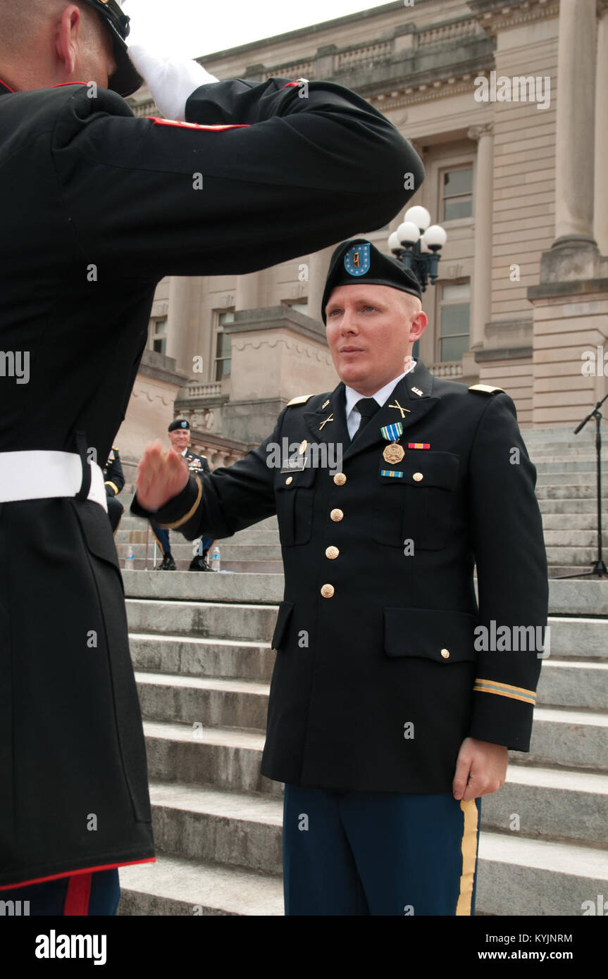 US military awards ceremony Stock Photo - Alamy