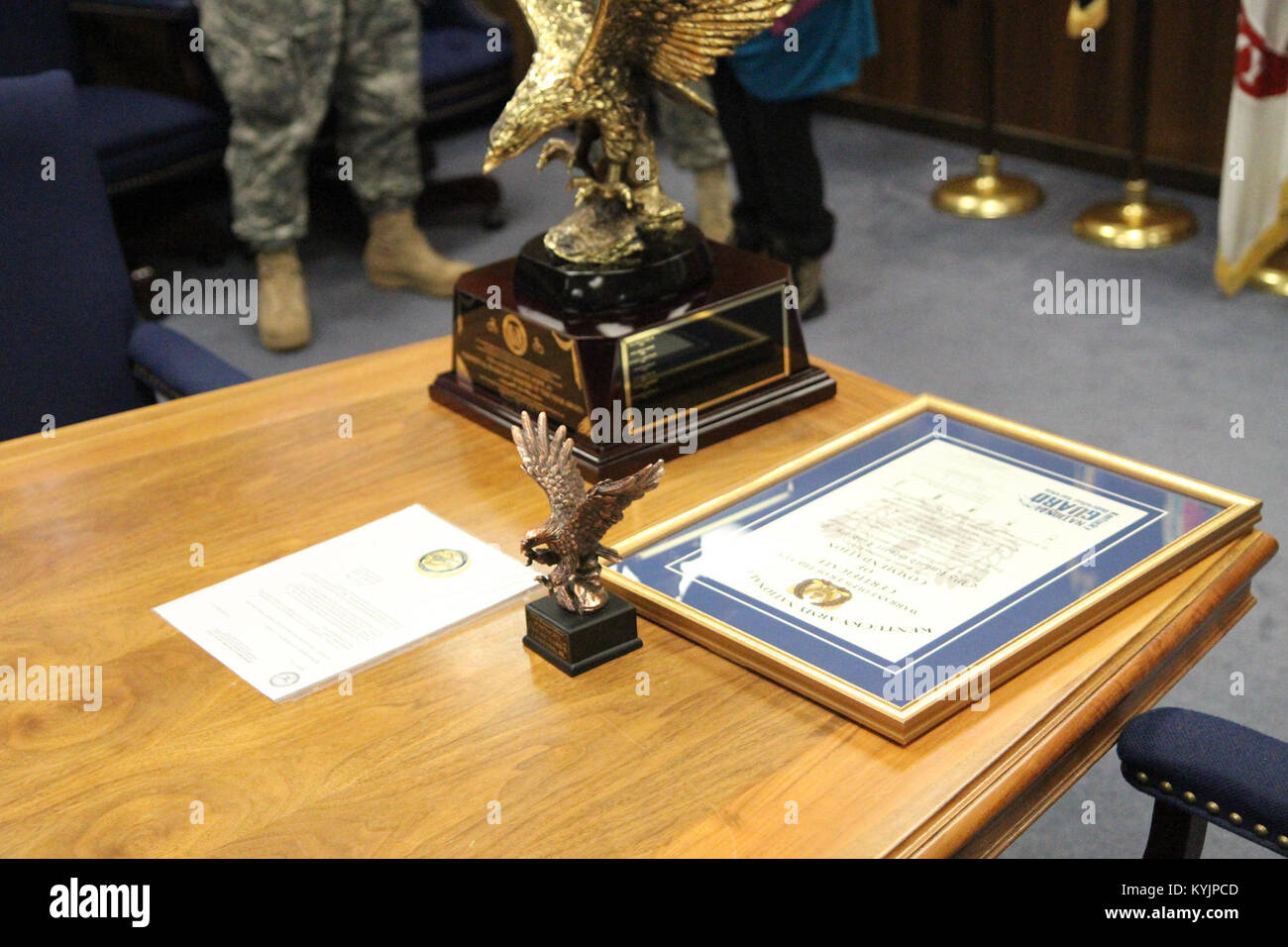 US military awards ceremony Stock Photo - Alamy