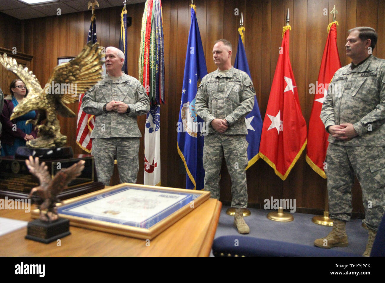 US military awards ceremony Stock Photo - Alamy