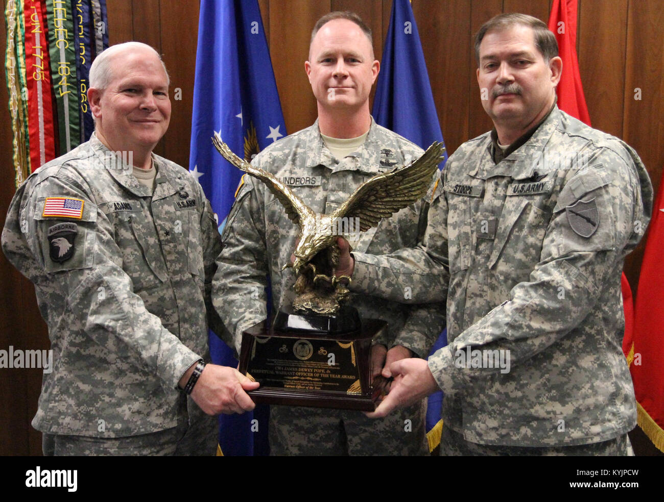 Chief of the Joint Staff Brig Gen. Ben Adams (left) and Command Chief ...