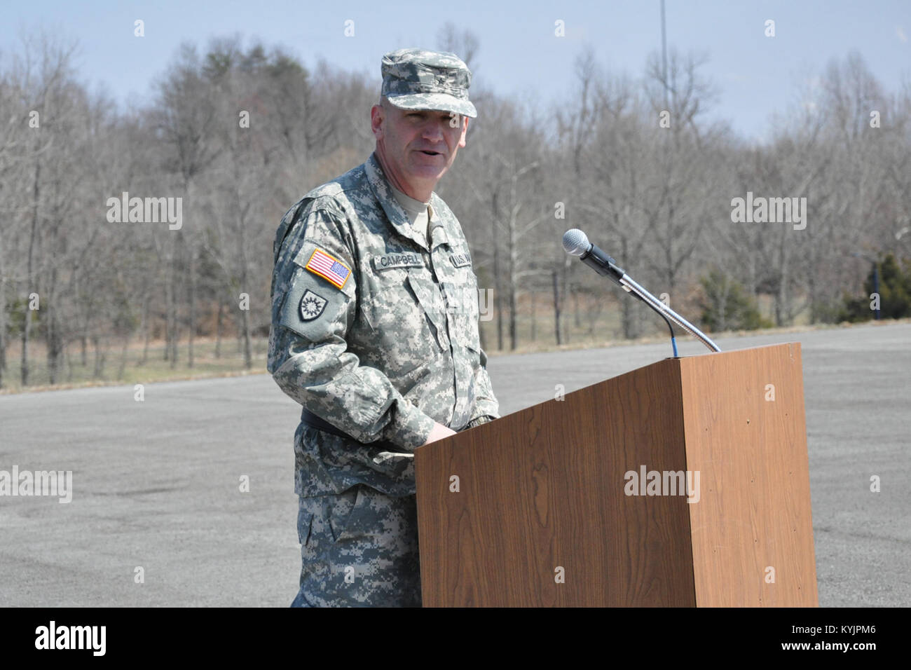 Col. Stephen King took charge of the Kentucky National Guard's Wendell ...