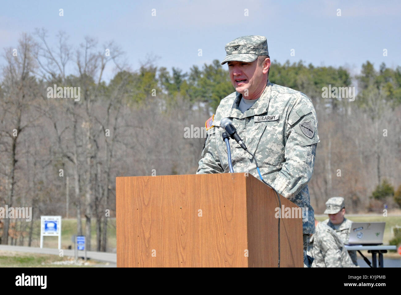 Col. Stephen King took charge of the Kentucky National Guard's Wendell ...