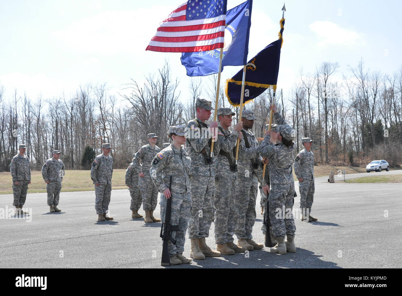 Col. Stephen King took charge of the Kentucky National Guard's Wendell ...