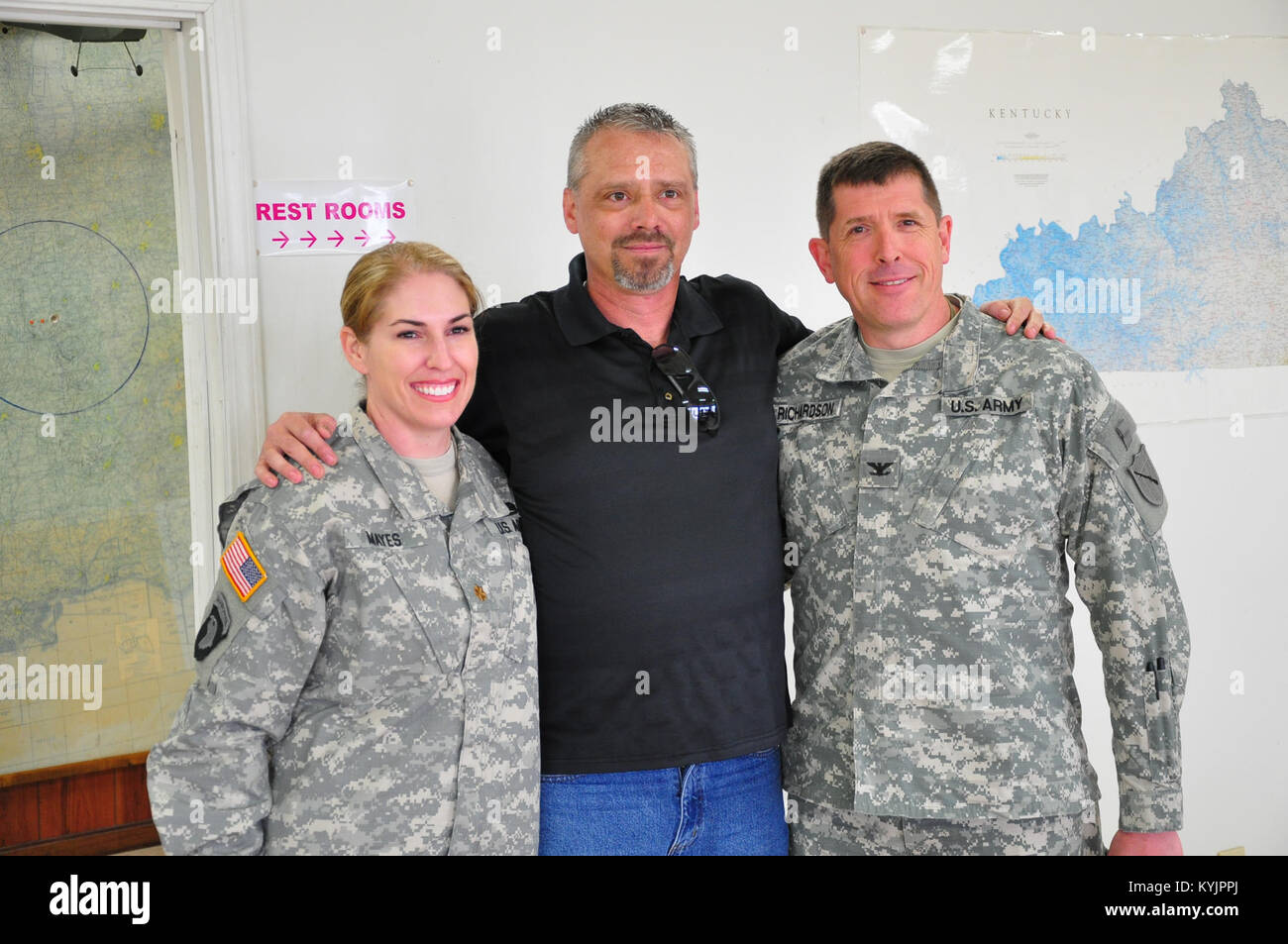 Former Kentucky Guardsman, Staff Sgt. David Holeman was re-awarded his ...