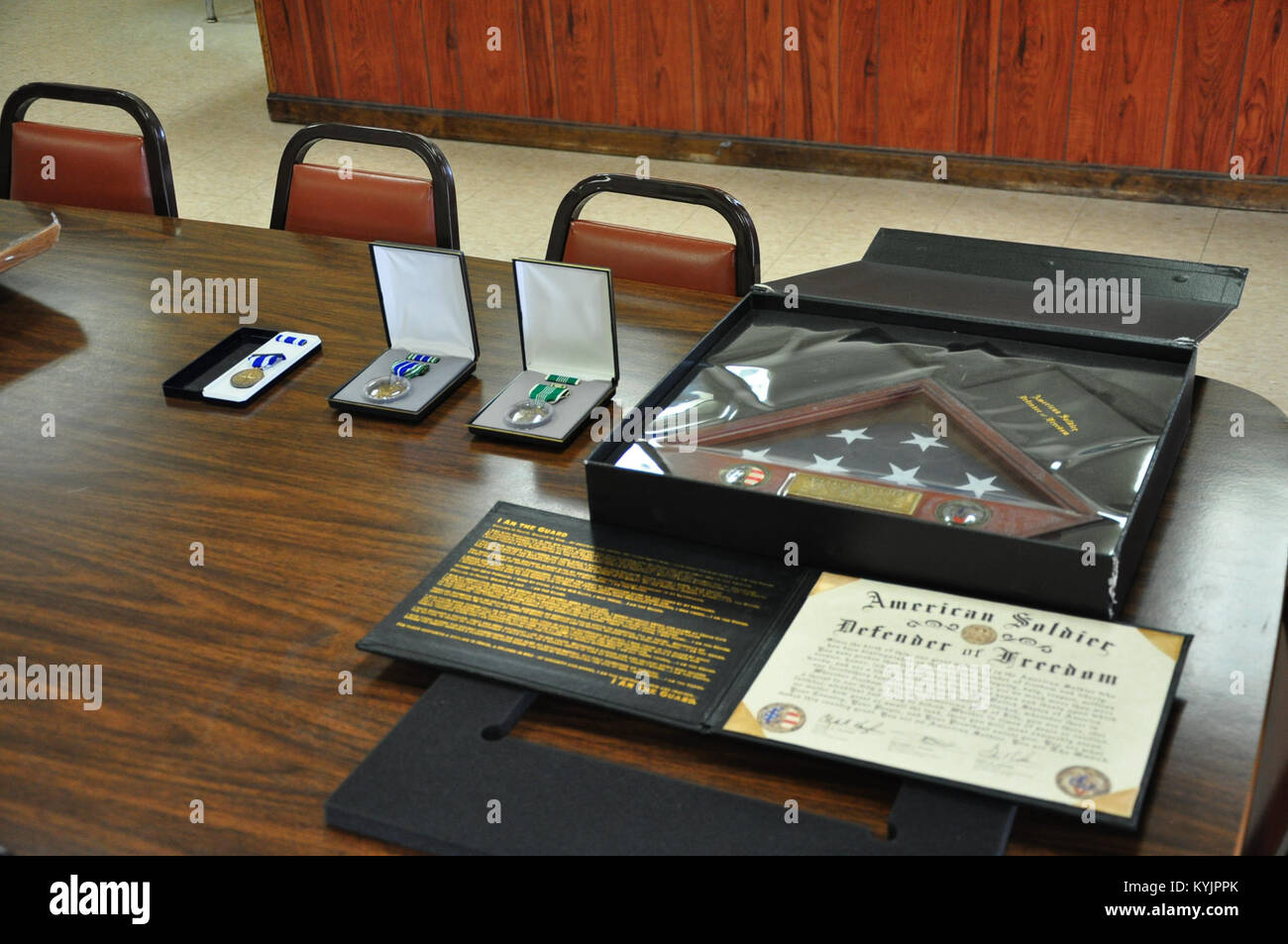 Former Kentucky Guardsman, Staff Sgt. David Holeman was re-awarded his ...