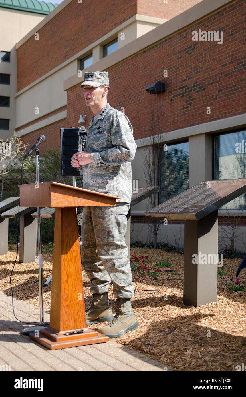 Lt. Gen. Stanley Clarke III, director of the Air National Guard, speaks ...