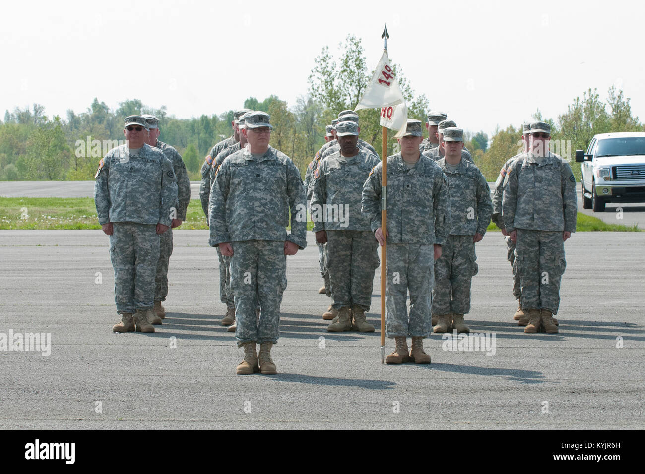 Maj. Kent Cavallini took charge of the 149th Brigade Support Battalion ...