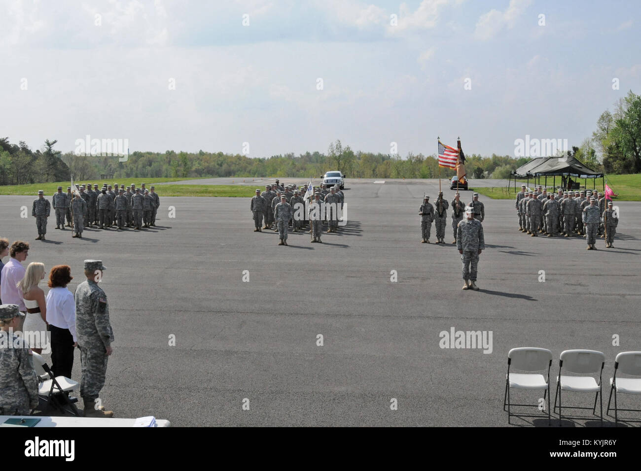 Maj. Kent Cavallini took charge of the 149th Brigade Support Battalion ...