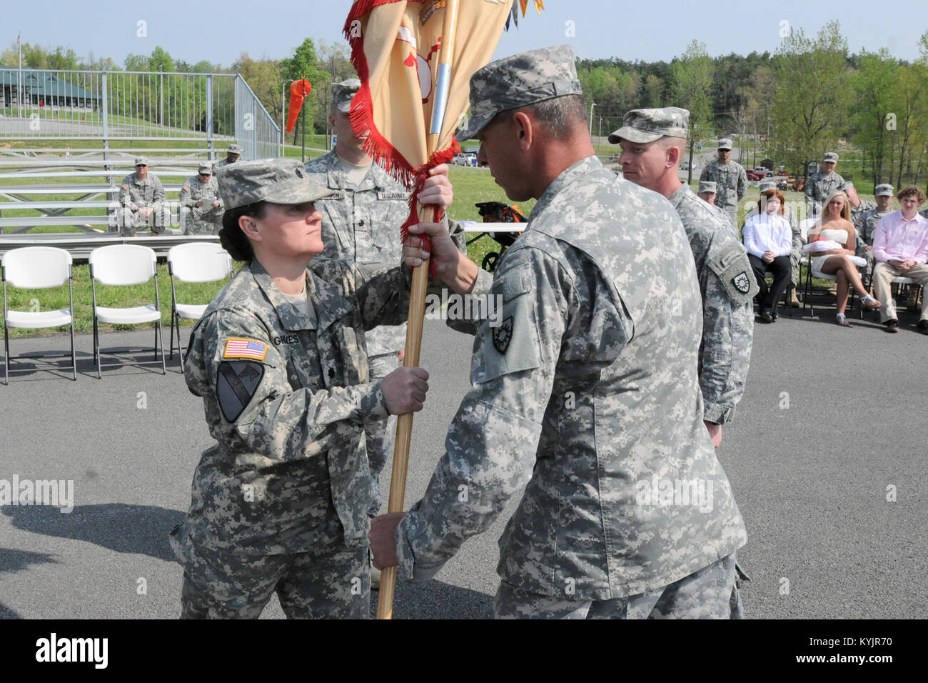 Maj. Kent Cavallini took charge of the 149th Brigade Support Battalion ...